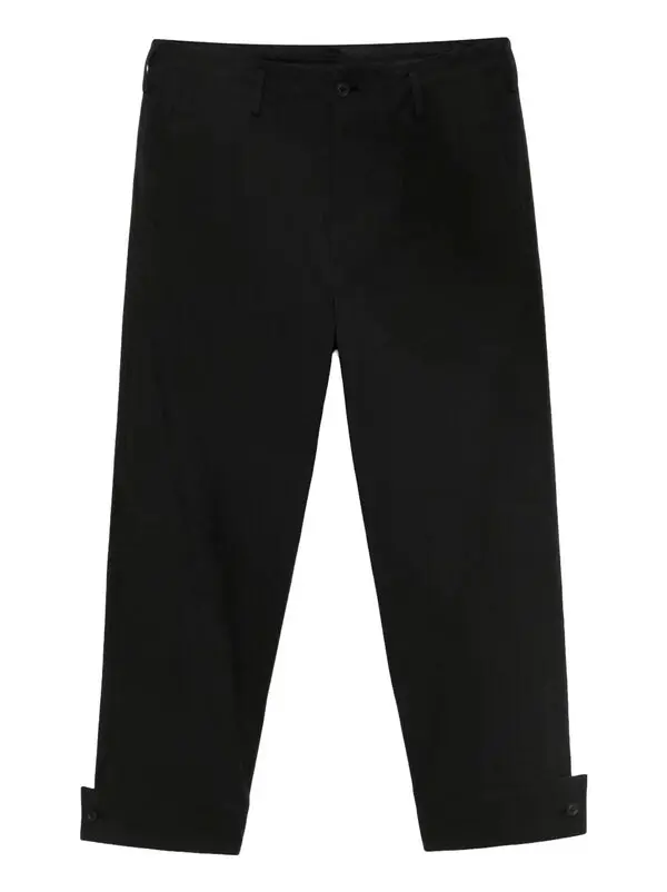 Yohji Yamamoto Tapered Trousers - Black