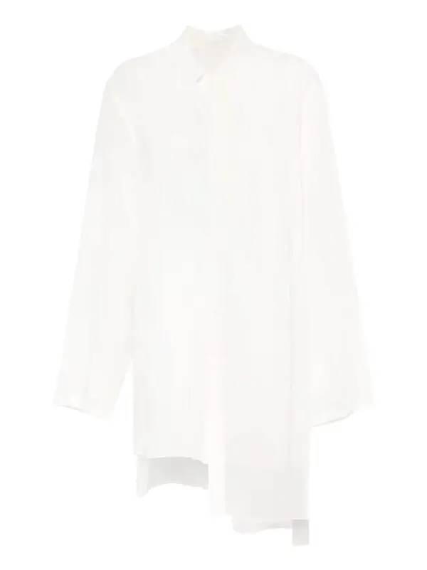 Yohji Yamamoto Long Shirt - White
