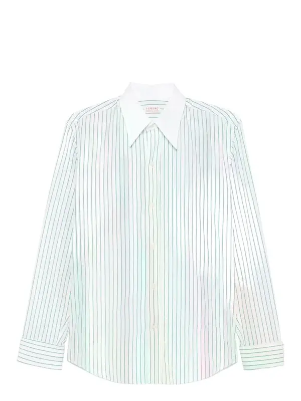 FURSAC Striped Shirt - White