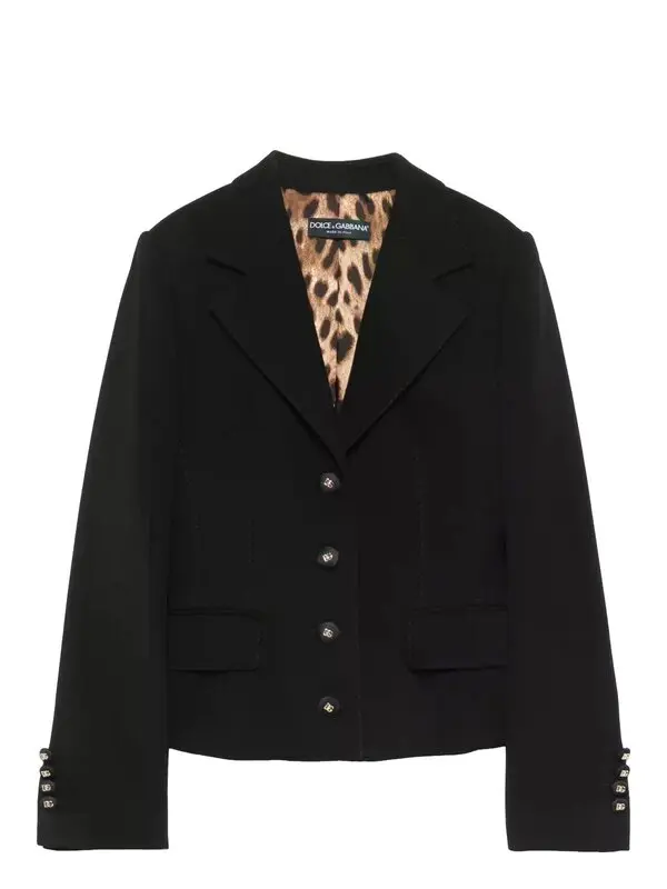 Dolce & Gabbana Wool Blazer - Black
