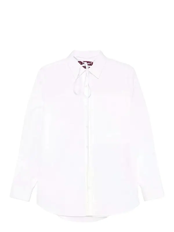 Gucci Embossed Poplin Shirt - White