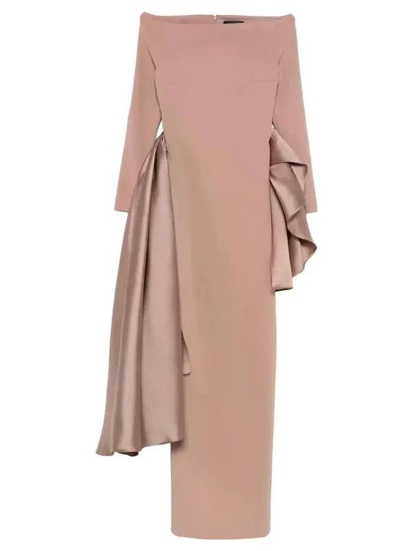 Solace London Kiana Maxi Dress - Brown