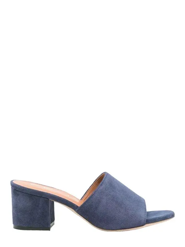 VIA ROMA 15 60mm Suede Sandals - Blue