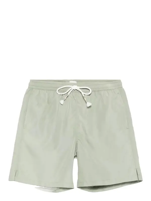 Eleventy Drawstring Swim Shorts - Green