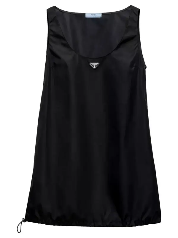 Prada Re-nylon Mini-dress - Black