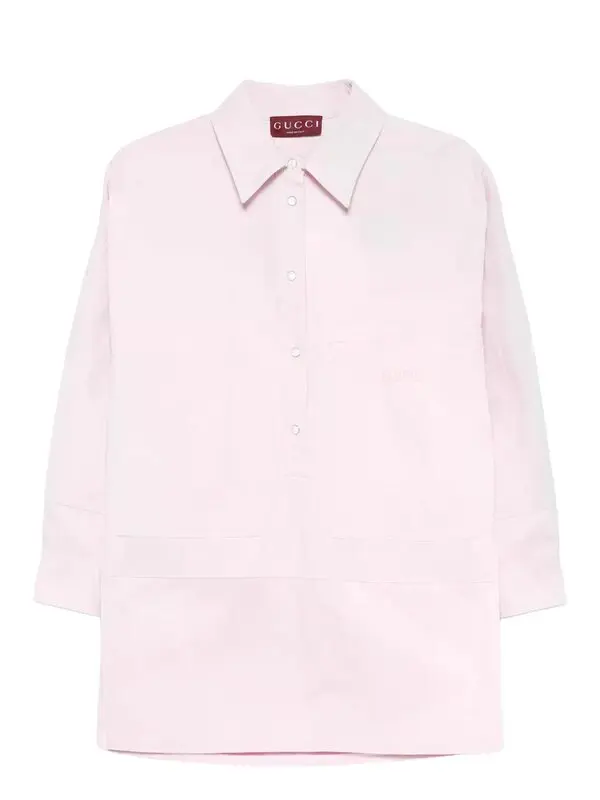 Gucci Canvas Overshirt - Pink