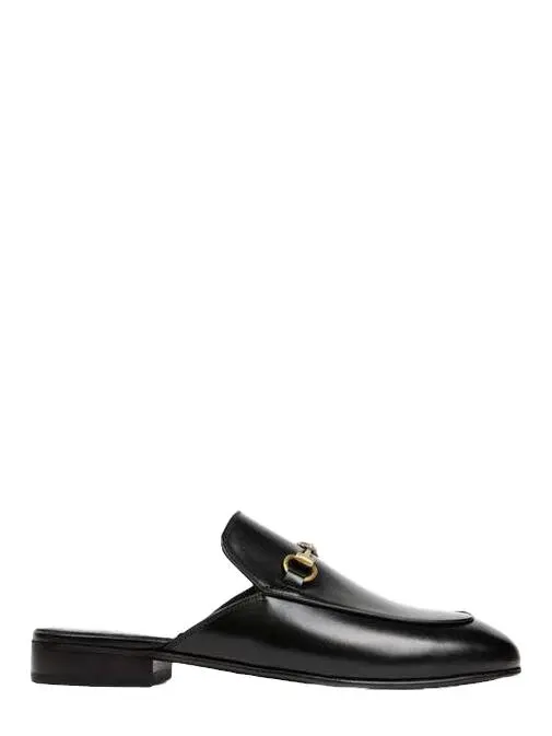 ANTHONY VEER Milano Horsebit Mule - Obsidian Black