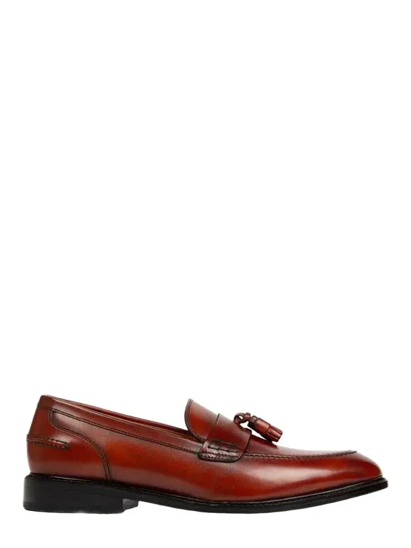ANTHONY VEER Riverton Tassel Loafer - Sienna Rouge Tan