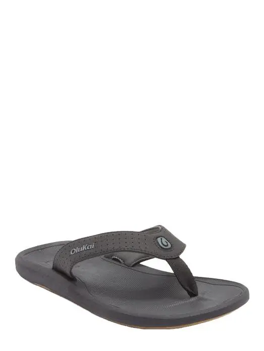 Olukai Ki Flip Flop - Lava Rock/lava Rock