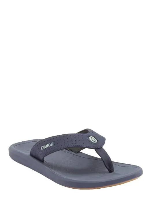 Olukai Ki Flip Flop - Trench Blue/trench Blue