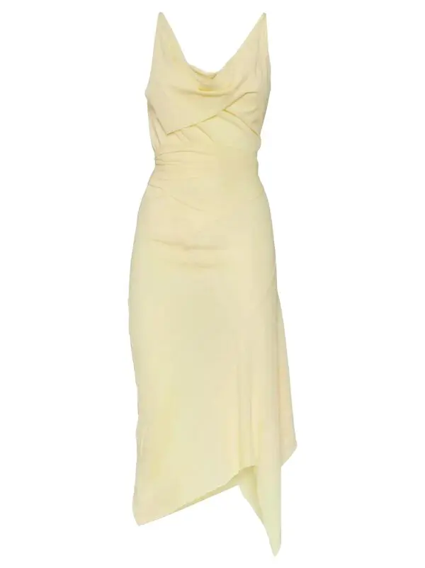 Dsquared2 Cotton Midi Dress - Neutrals