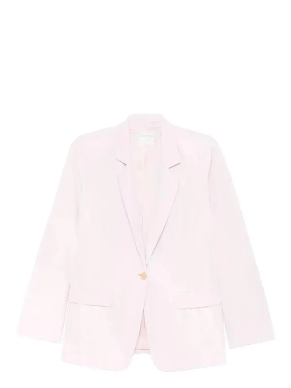 FORTE_FORTE Notched-lapels Blazer - Pink
