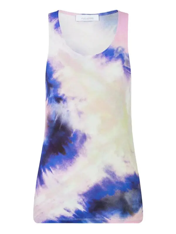 Rabanne Tie-dye Tank Top - Purple