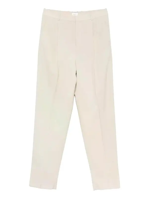 Saint Laurent Wool Trousers - Neutrals