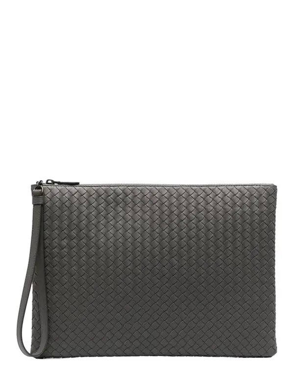 Bottega Veneta Intrecciato Document Case - Brown