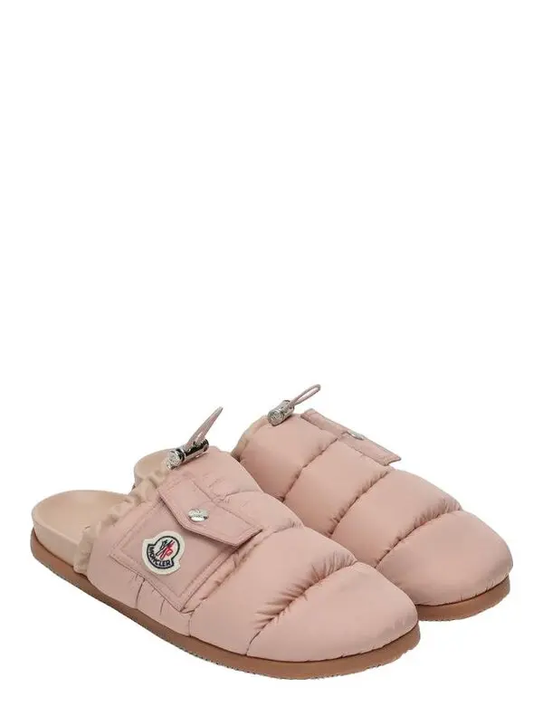 Moncler Mon Pocket Mules - Pink