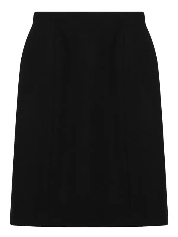 Balenciaga Hourglass Midi Skirt - Black