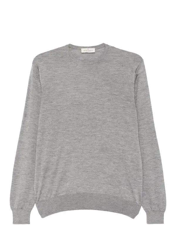 Bruno Manetti Fine-knit Sweater - Grey