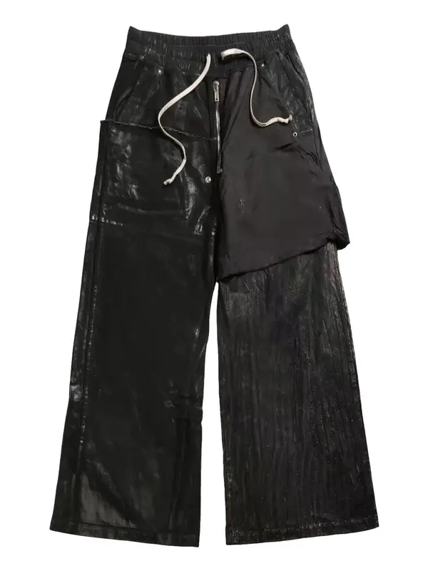 Rick Owens Brushed-finish Trousers - Black
