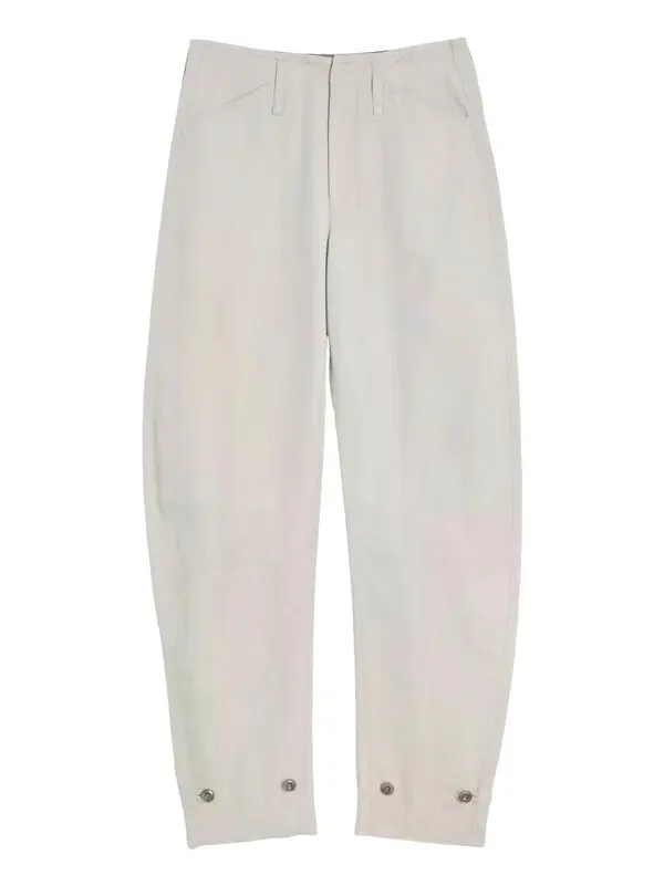 LEMAIRE Fluid Tapered Trousers - Neutrals