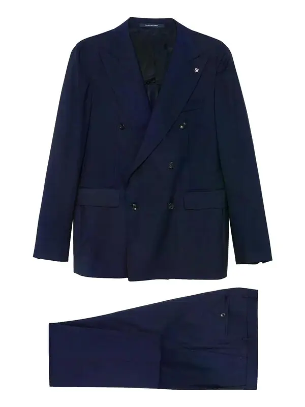 Tagliatore Virgin Wool Suit - Blue