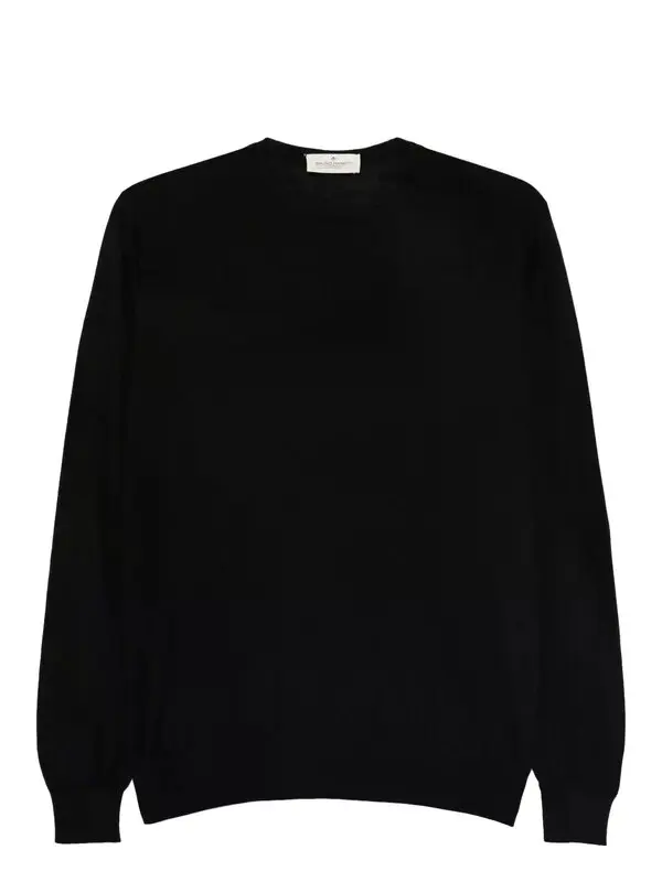Bruno Manetti Fine-knit Sweater - Black
