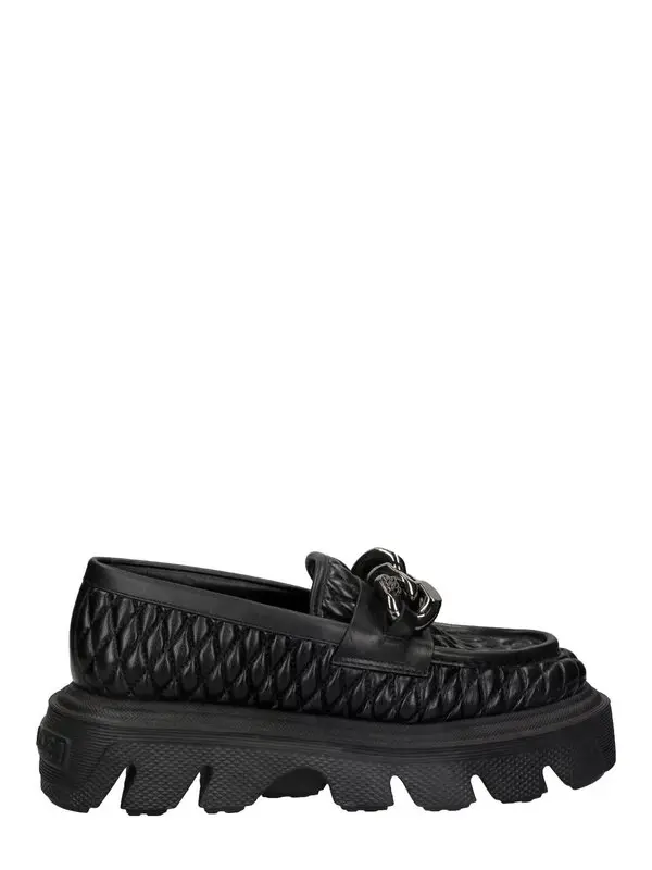 Casadei Quilted Loafers - Black