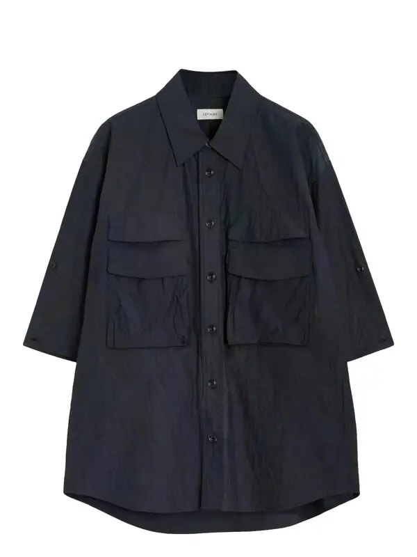 LEMAIRE Crepe Shirt - Black