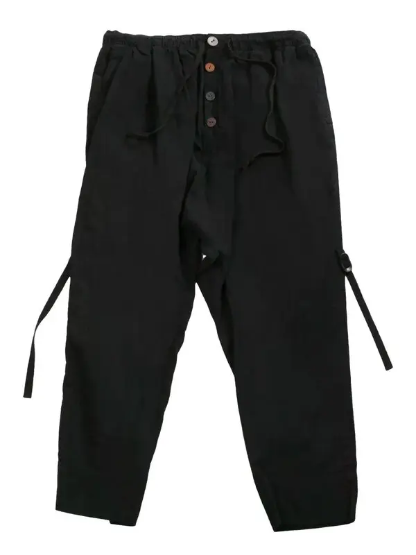 UNDERCOVERISM Cropped Tapered Trousers - Black