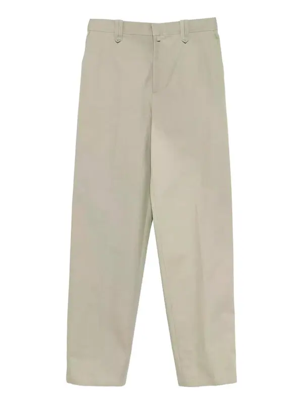 LANVIN Cotton Trousers - Neutrals