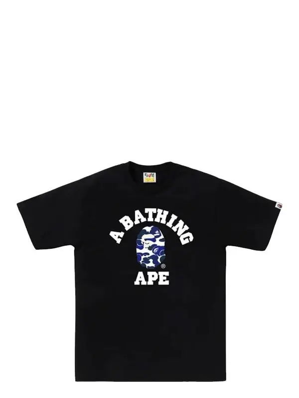 A BATHING APE College C Tee Shirt - Black