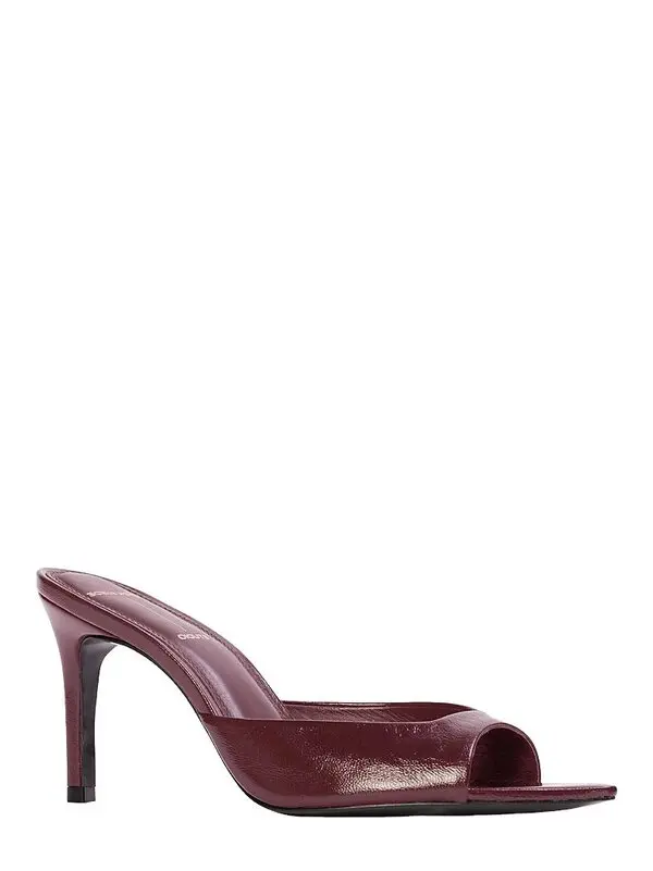 BLACK SUEDE STUDIO Brea Patent Leather High Heel Sandals - Bordeaux