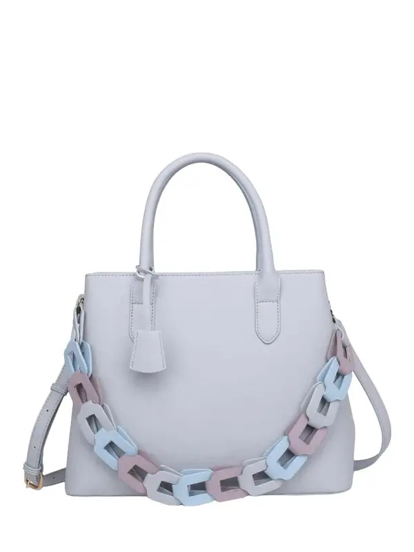 MODA LUXE Regalina Satchel - Dove Grey