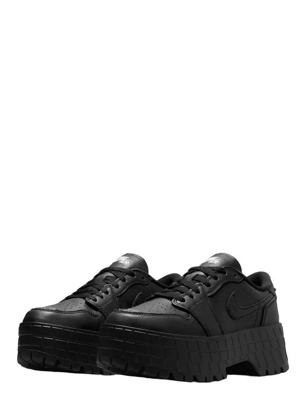 JORDAN Air 1 Brooklyn Platform Sneakers - 001 Black/mtlblk
