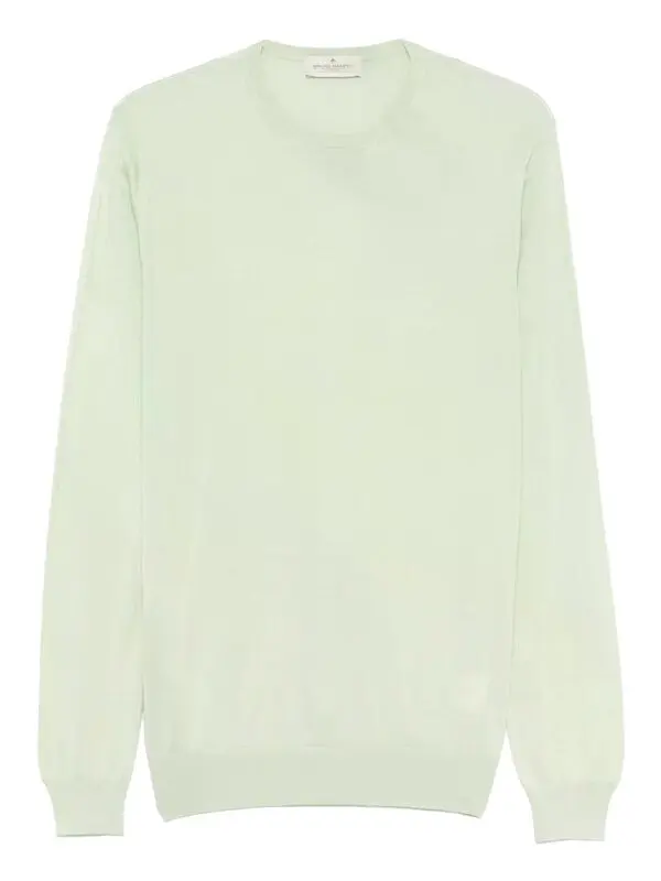 Bruno Manetti Fine-knit Sweater - 207 Green