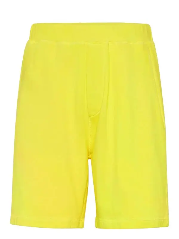 Dsquared2 Logo-print Track Shorts - Yellow