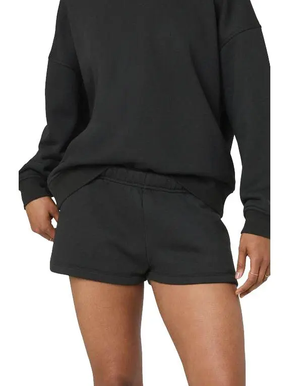 FLORENCE BY MILLS Cozy Crush Sweat Shorts - Black