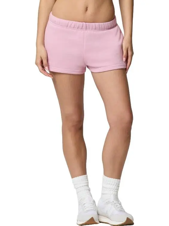 FLORENCE BY MILLS Cozy Crush Sweat Shorts - Dawn Pink