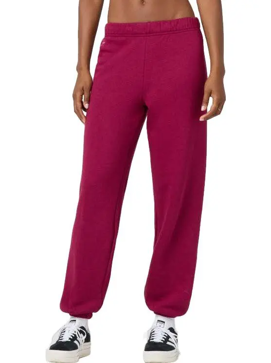 FLORENCE BY MILLS Cozy Crush Joggers - Bing Cherry