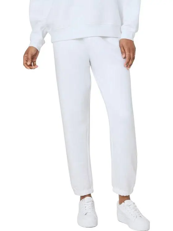 FLORENCE BY MILLS Cozy Crush Joggers - Bright White