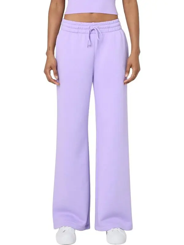 FLORENCE BY MILLS Cozy Crush Wide Leg Sweatpants - Millie Lavender