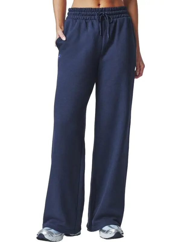 FLORENCE BY MILLS Cozy Crush Wide Leg Sweatpants - Navy