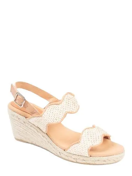 PATRICIA GREEN Palm Beach Wedge Sandal - Natural Raffia