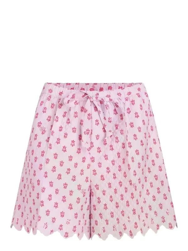 Patou Quilted Shorts - Pink