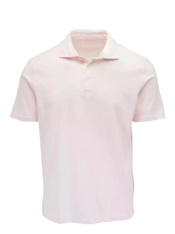 Fedeli Jersey Polo Shirt - Pink