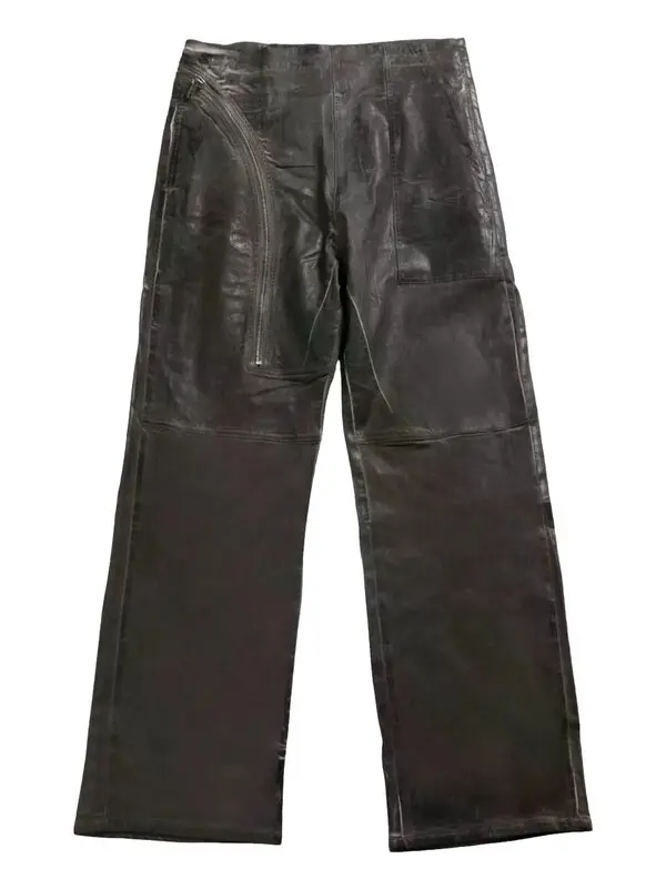 Rick Owens Brushed-finish Trousers - Grey