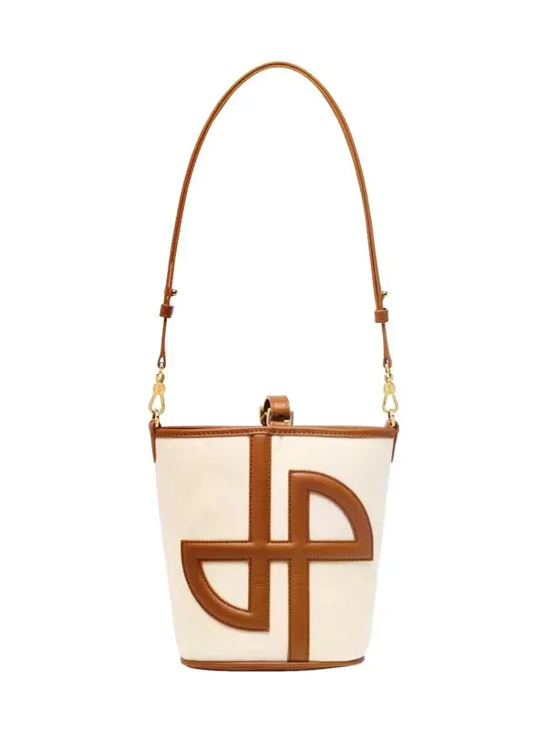 Patou Small Jp Bucket Bag - White