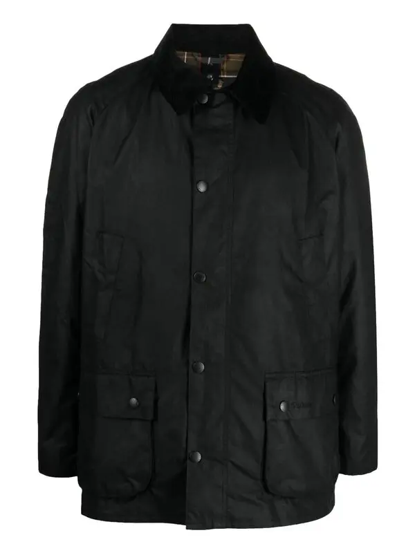 Barbour Waxed Cotton Classic Jacket - Black