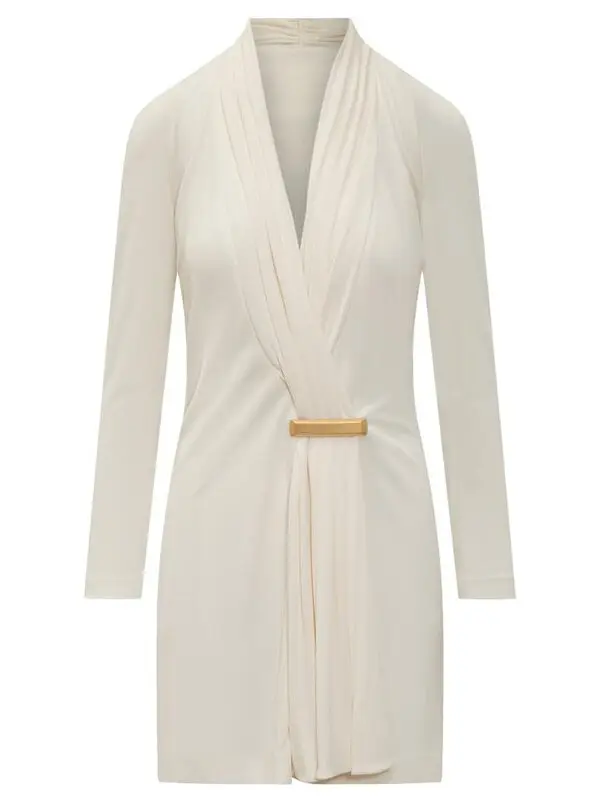 TOM FORD Short V-neck Dress - White