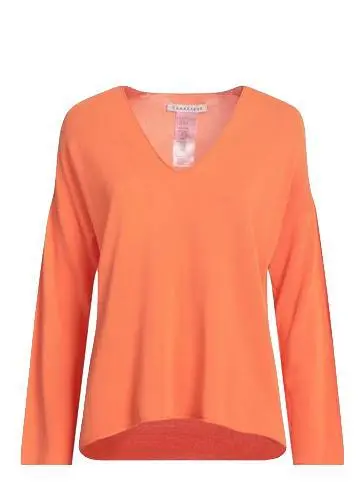 CARACTÈRE Lightweight Knit Sweater - Orange